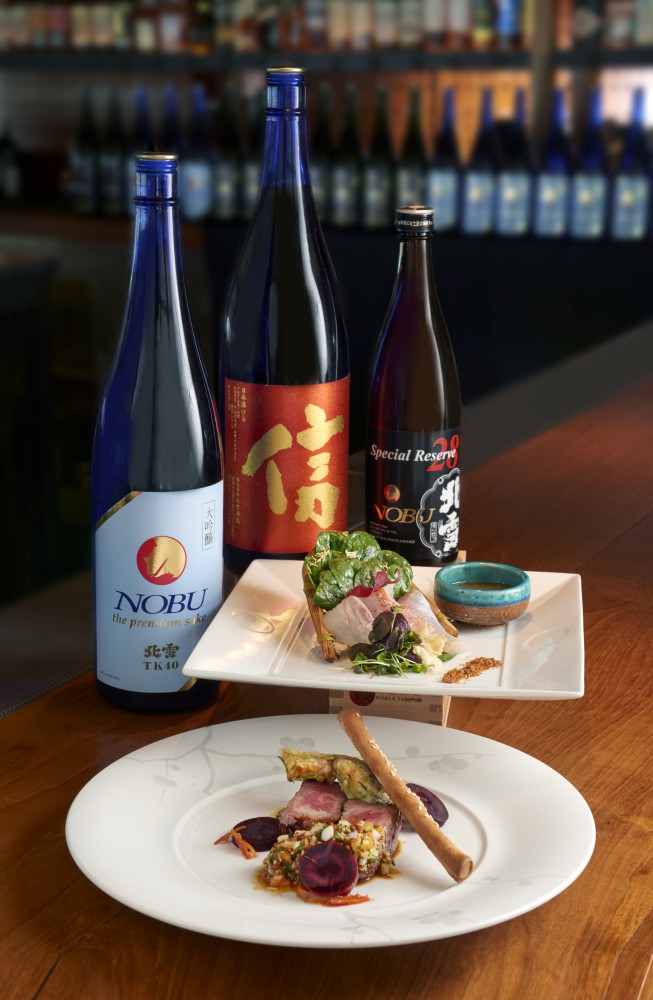 Nobu Sake Pairing Omakase-menu - KINGSSLEEVE